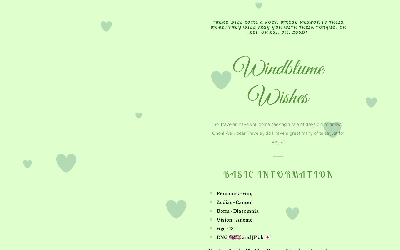 Windblume Wishes
